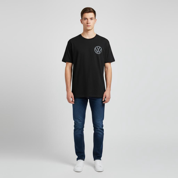 Volkswagen | Shirts | Mens Volkswagen Black Racing Car Graphic Short ...